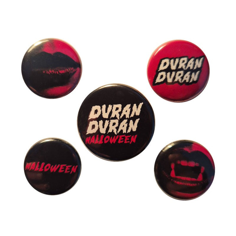 NEW! HALLOWEEN SHOW 25 BUTTON BADGE SET – Duran Duran Official Store