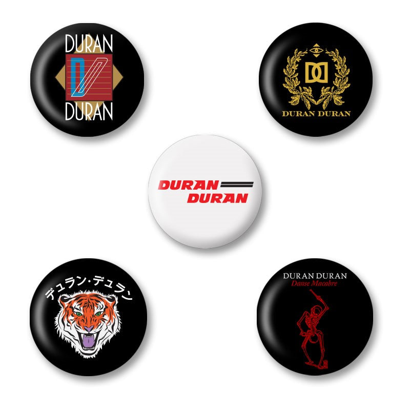 DD LOGOS BUTTON BADGE SET – Duran Duran Official Store