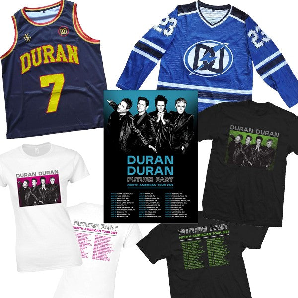Official Duran Duran merch including t-shirts. International Delivery ...